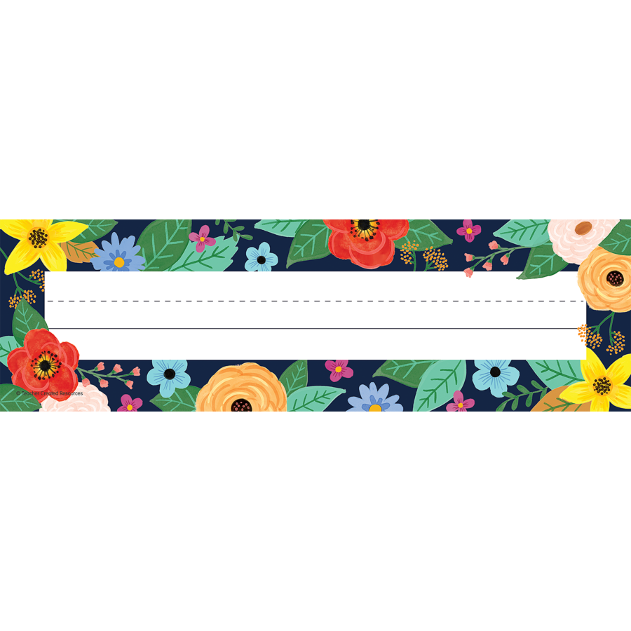 WILDFLOWERS NAME PLATES – Learning Post & Toys