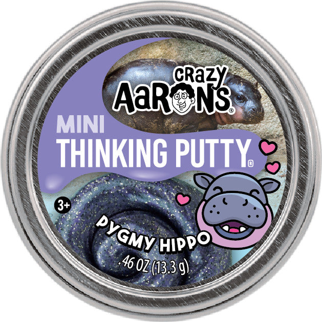 Mini Pygmy Hippo - 2" Thinking Putty Tin – Learning Post & Toys