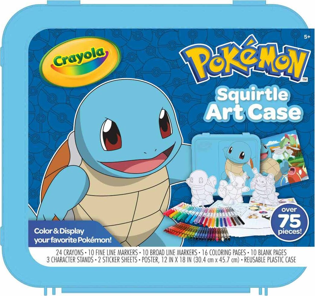 Pokémon Squirtle Art Case Learning Post And Toys