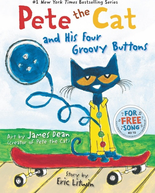 Pete the Cat and His Four Groovy Buttons – Learning Post & Toys