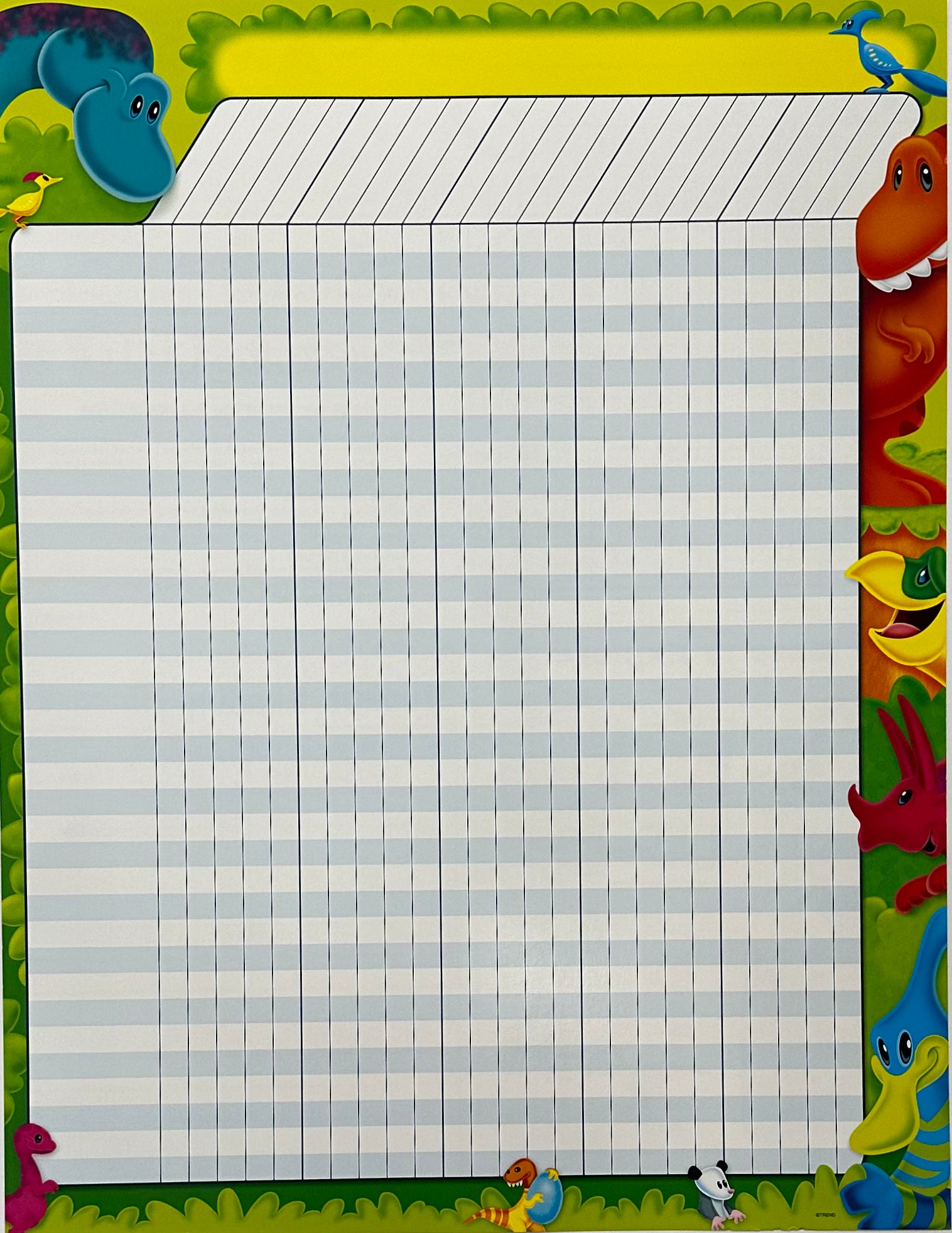 DINO-MITE PALS DINO-MITE PALS INCENTIVE CHART-LARGE – Learning Post & Toys