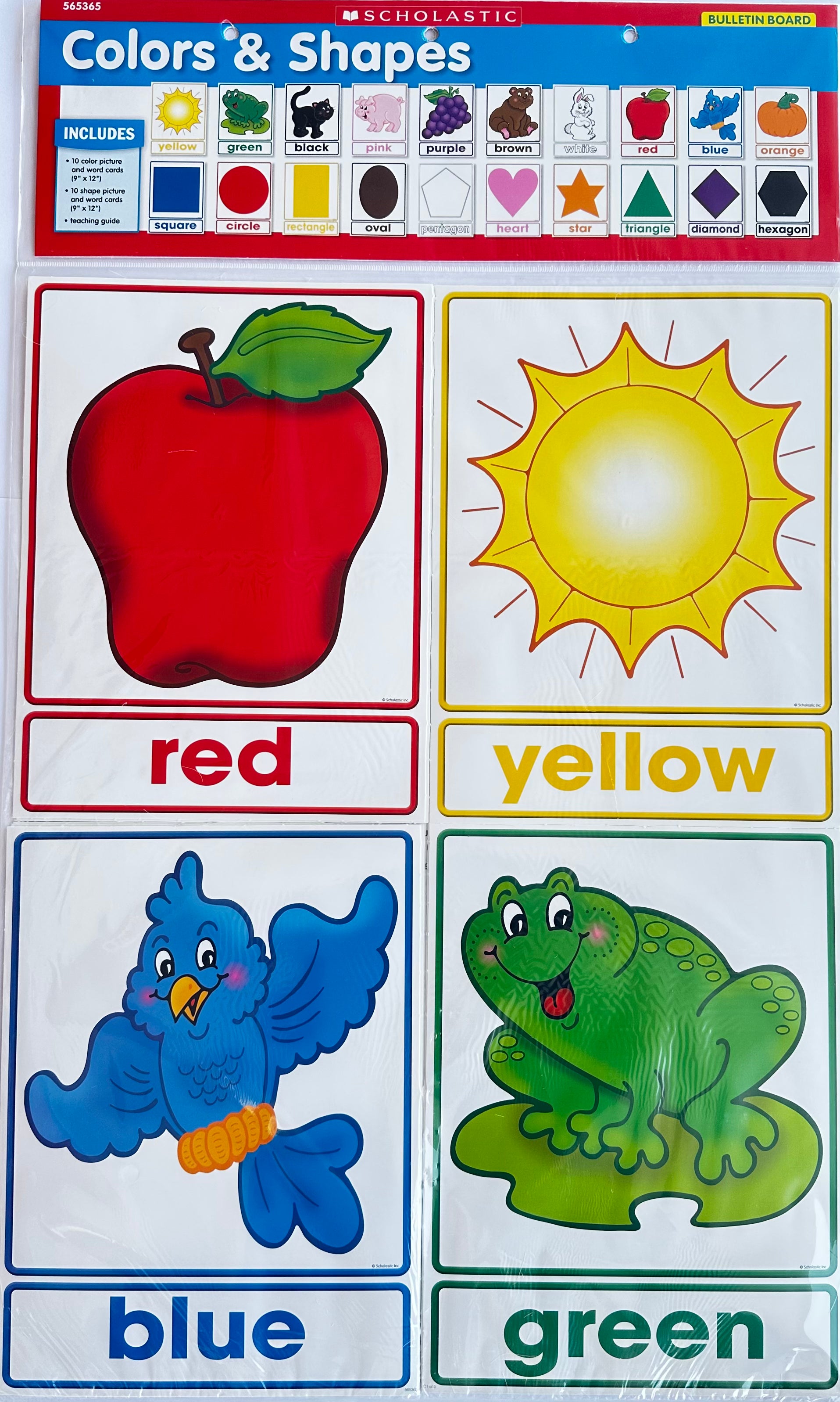 Colors & Shapes Bulletin Board – Learning Post & Toys