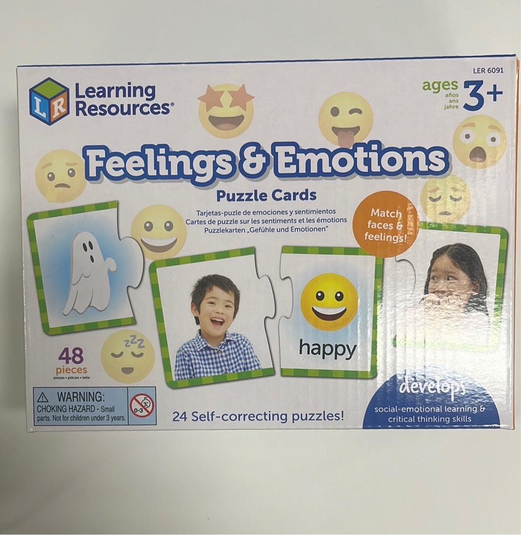 FEELINGS & EMOTIONS PUZZLE CARDS – Learning Post & Toys