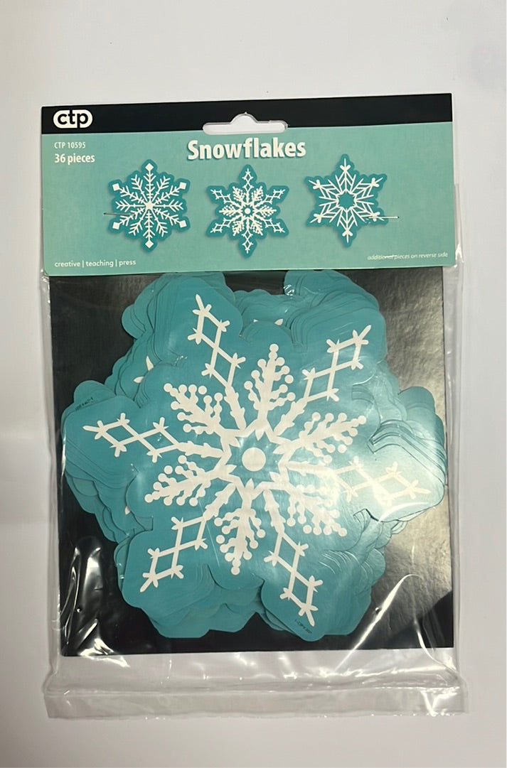SNOWFLAKES 6" DESIGNER CUT OUTS – Learning Post & Toys