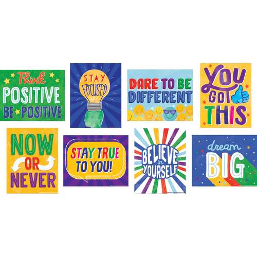 MOTIVATIONAL #2 MINI POSTER SET – Learning Post & Toys