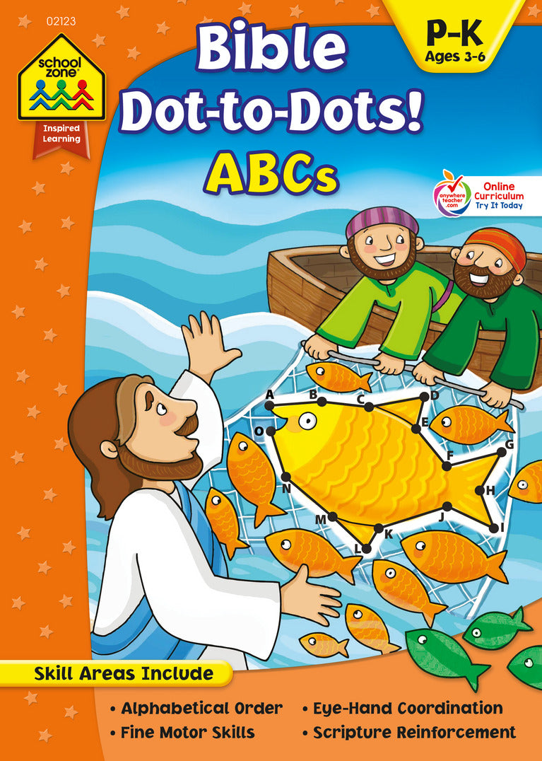 Bible Dot-to-Dots! ABCs Grades P-K Workbook – Learning Post & Toys