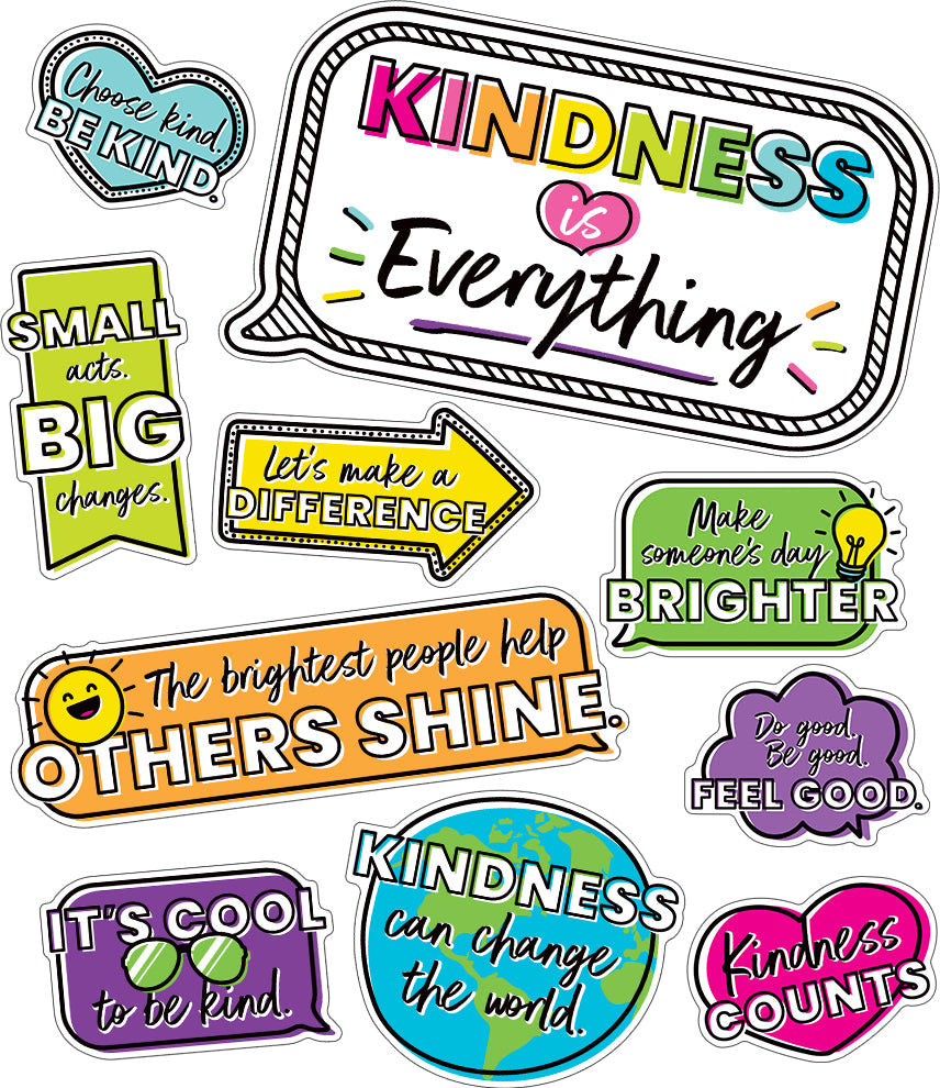 Kind Vibes Motivational Mini Bulletin Board Set – Learning Post & Toys