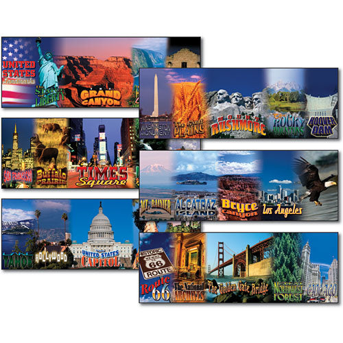 Famous U.S. Landmarks and Locales Bulletin Board Topper – Learning Post ...
