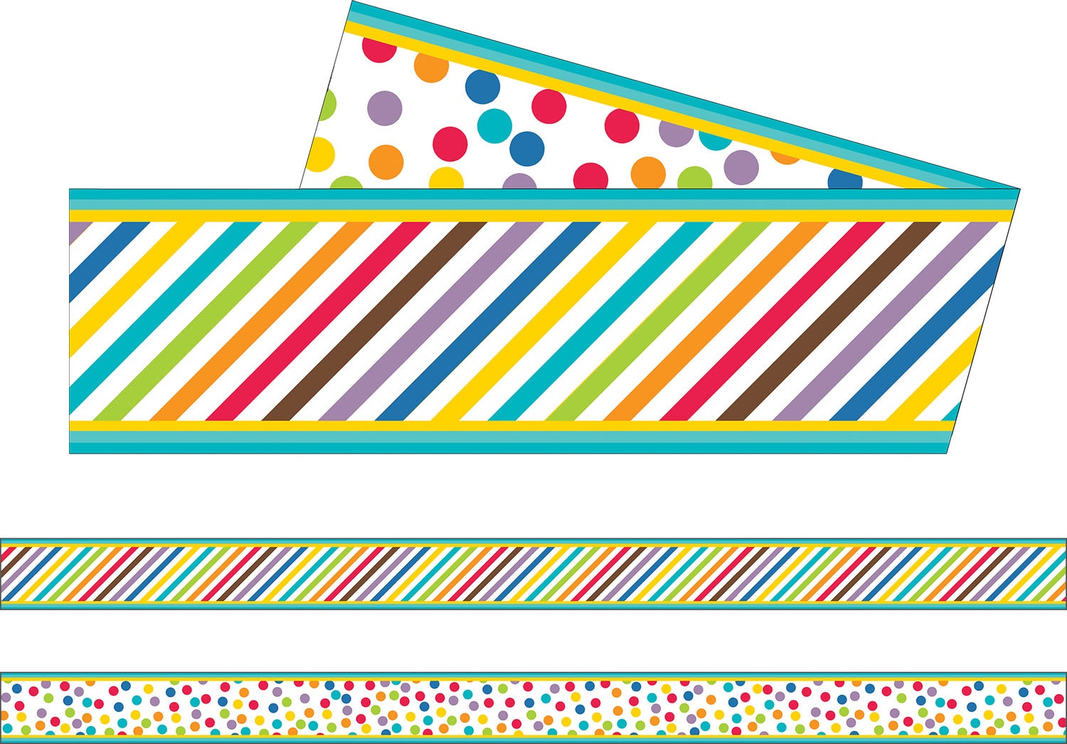 Color Me Bright Straight Borders – Learning Post & Toys