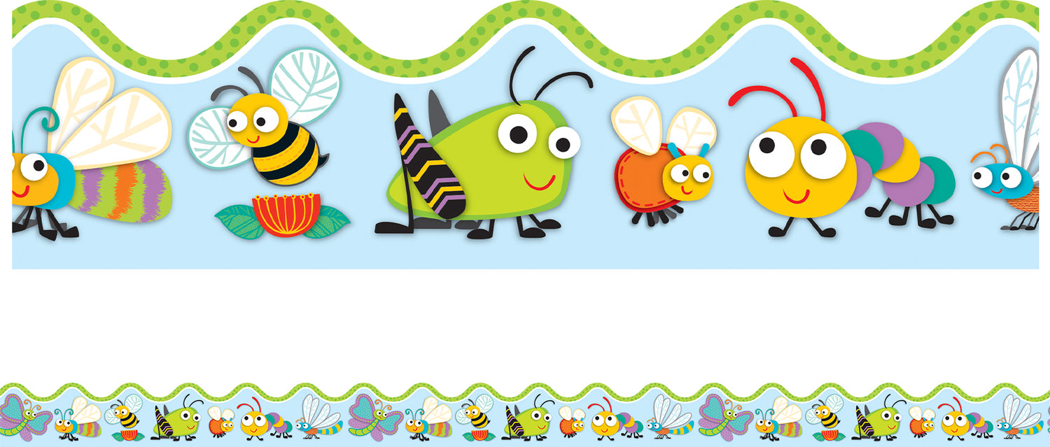 "Buggy" for Bugs Scalloped Bulletin Board Borders – Learning Post & Toys