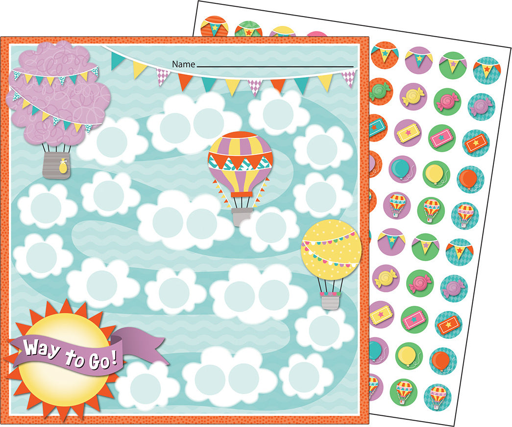 Up and Away Mini Incentive Charts – Learning Post & Toys