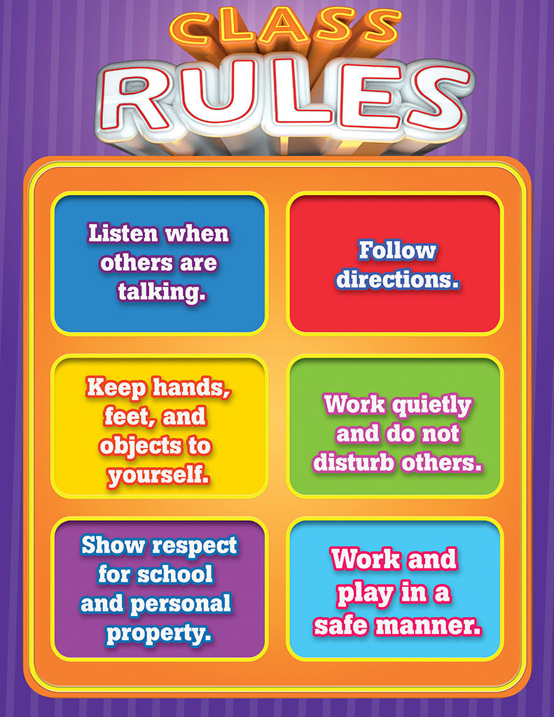 Class Rules Chart – Learning Post & Toys