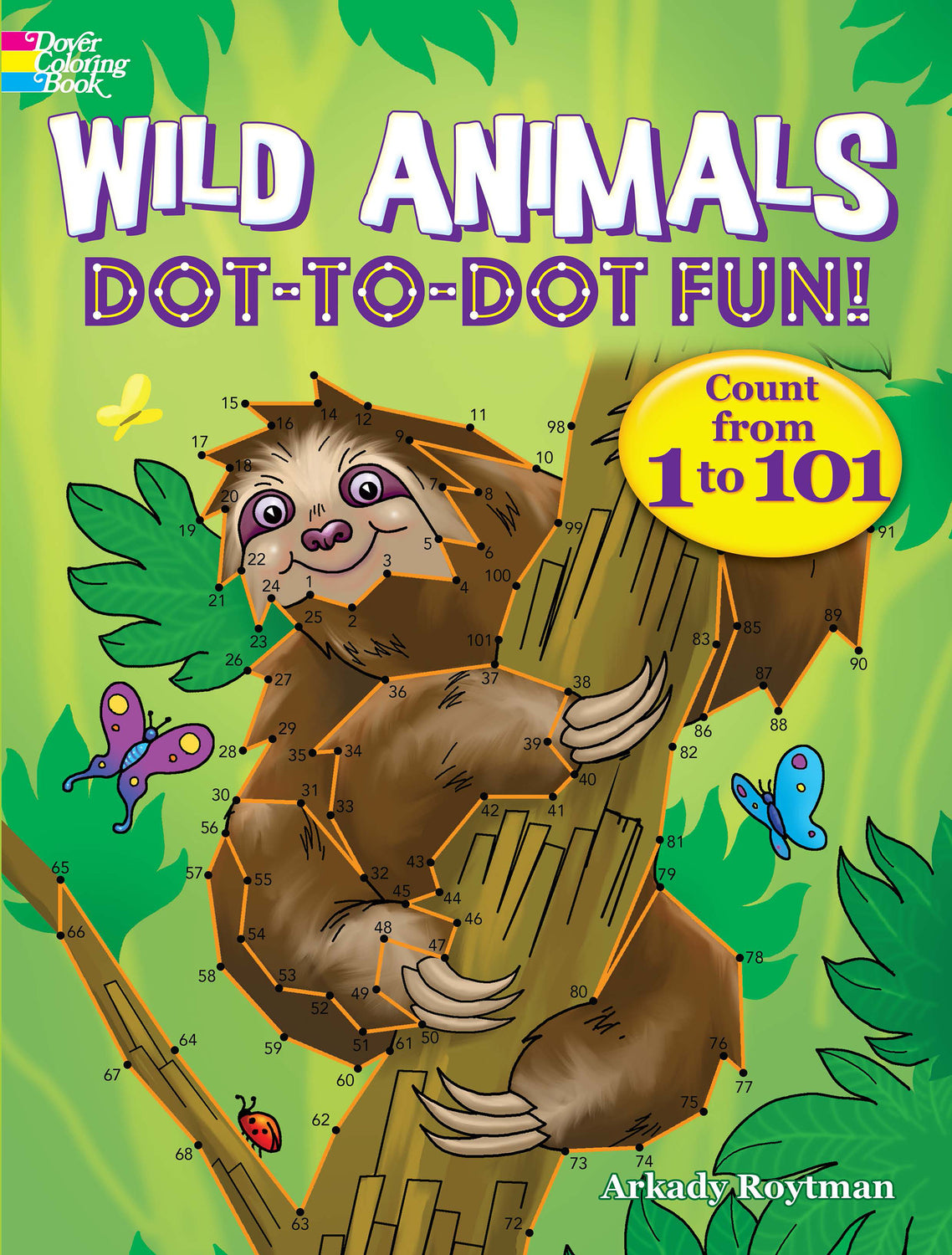 Wild Animals Dot-to-Dot Fun!: Count from 1 to 101 – Learning Post & Toys