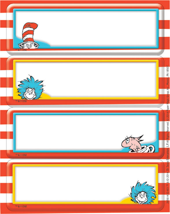 Dr. Seuss Stickers - Label – Learning Post & Toys