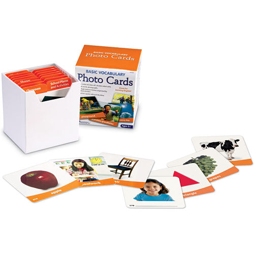 Basic Vocabulary Photo Cards – Learning Post & Toys