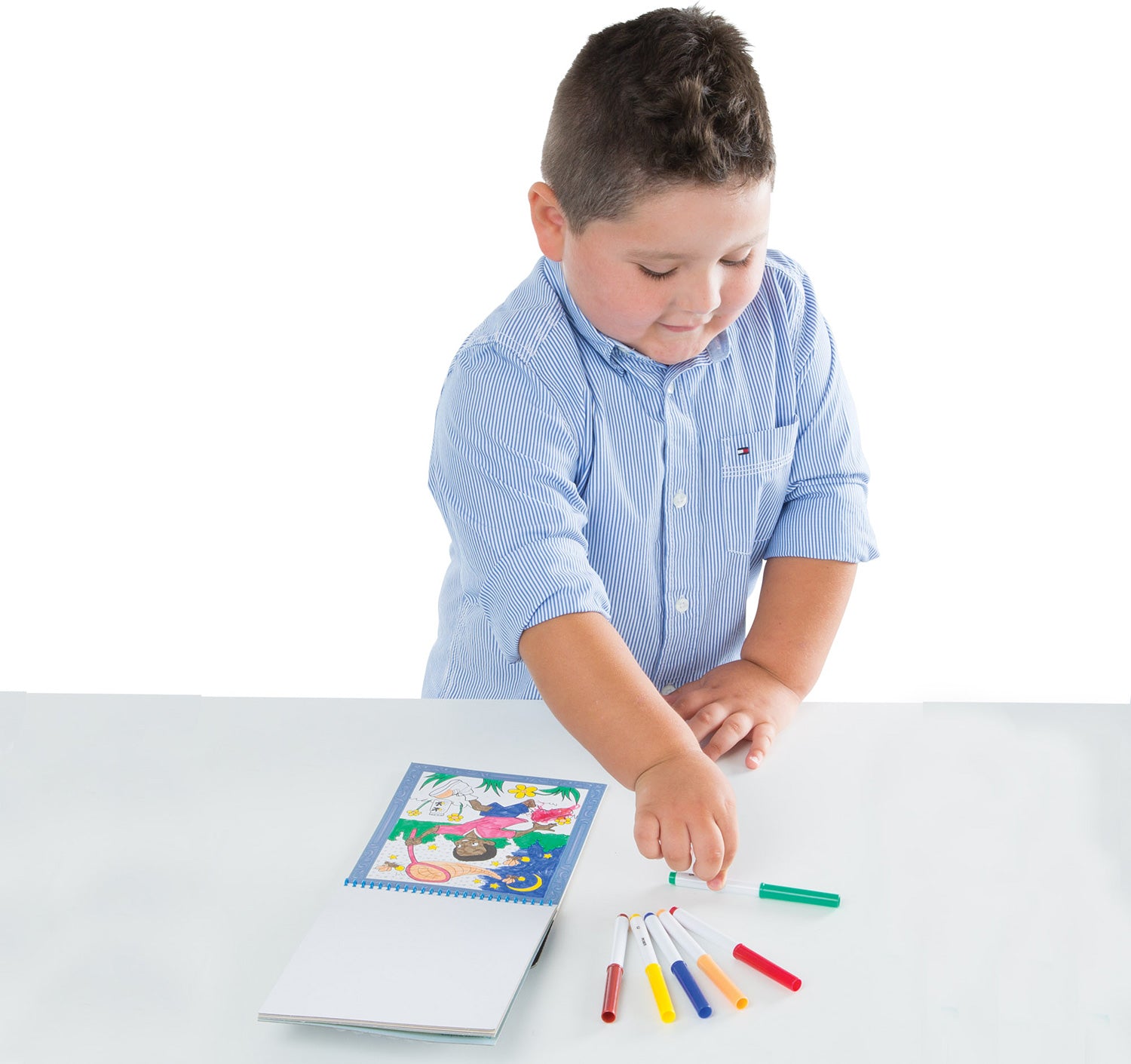 On the Go Color by Numbers Kids' Design Boards With 6 Markers - Playti ...
