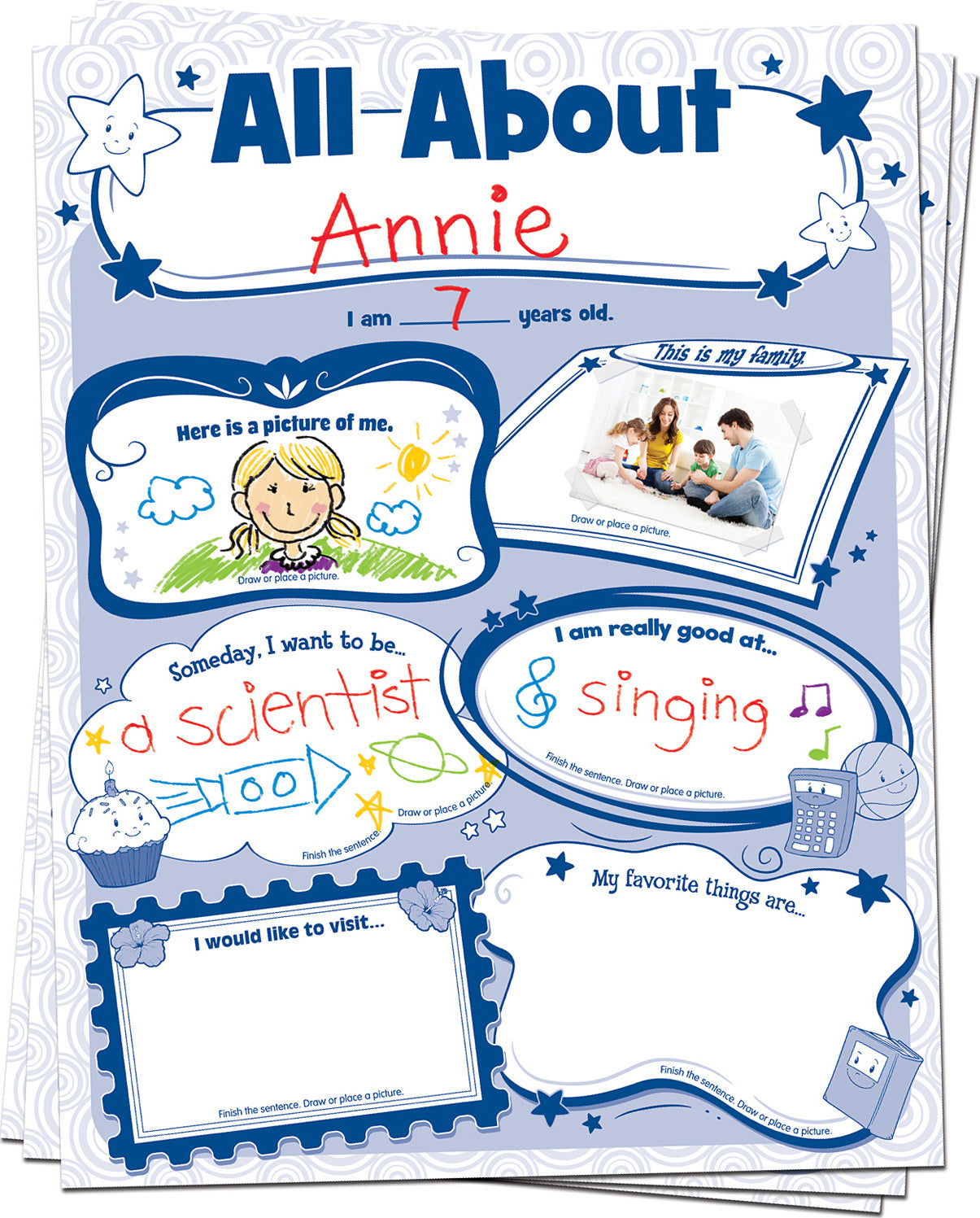 All About Me: Poster Pack – Learning Post & Toys