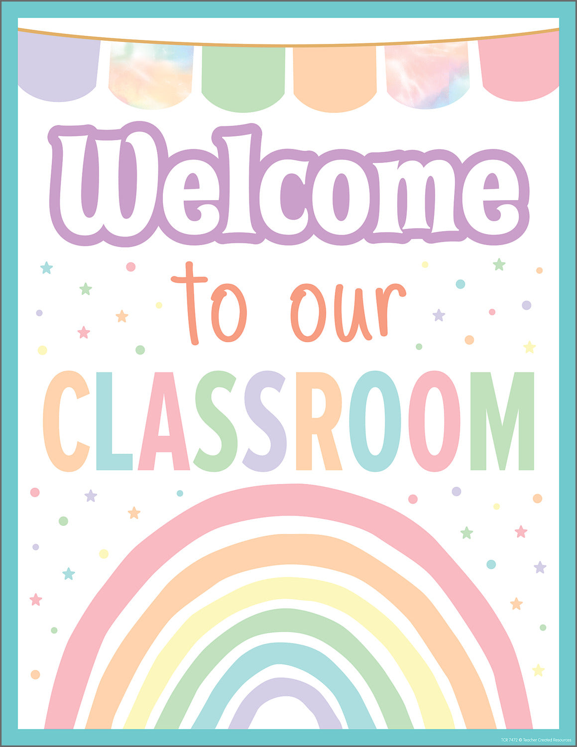 Pastel Pop Welcome To Our Classroom Chart – Learning Post & Toys