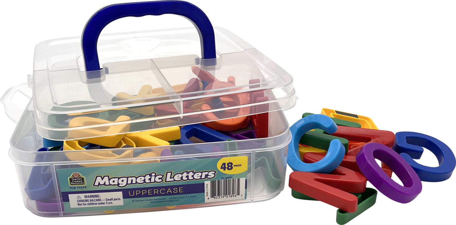 MAGNETIC LETTERS - UPPERCASE LETTERS & NUMBERS MAGNETIC LETTERS ...