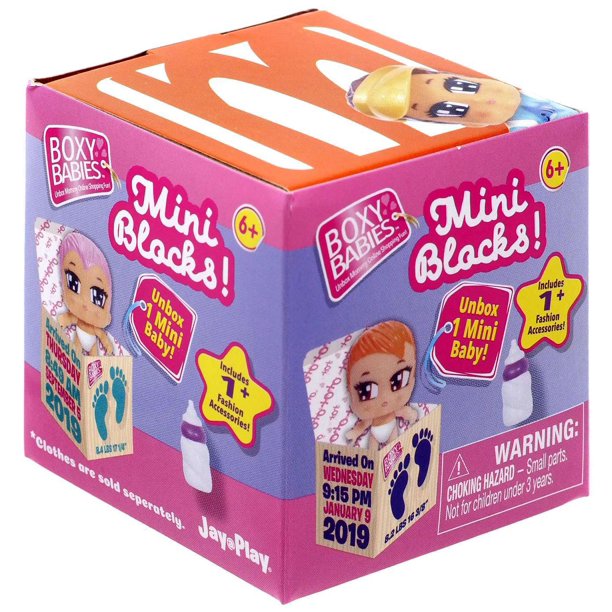 Boxy Girls Boxy Babies Mini Blocks 1-Inch Mystery Pack – Learning Post ...