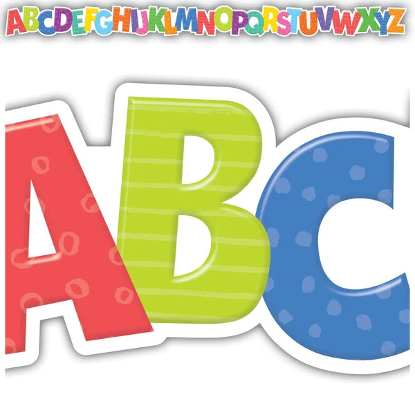 COLORFUL ALPHABET BORDER – Learning Post & Toys