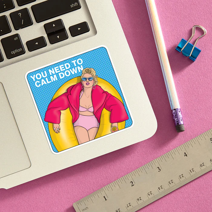 TAYLOR CALM DOWN STICKER – Learning Post & Toys