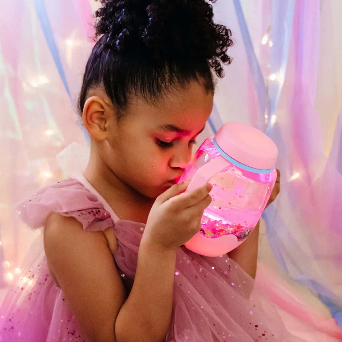 BUBBLEGUM PINK SENSORY JAR – Learning Post & Toys