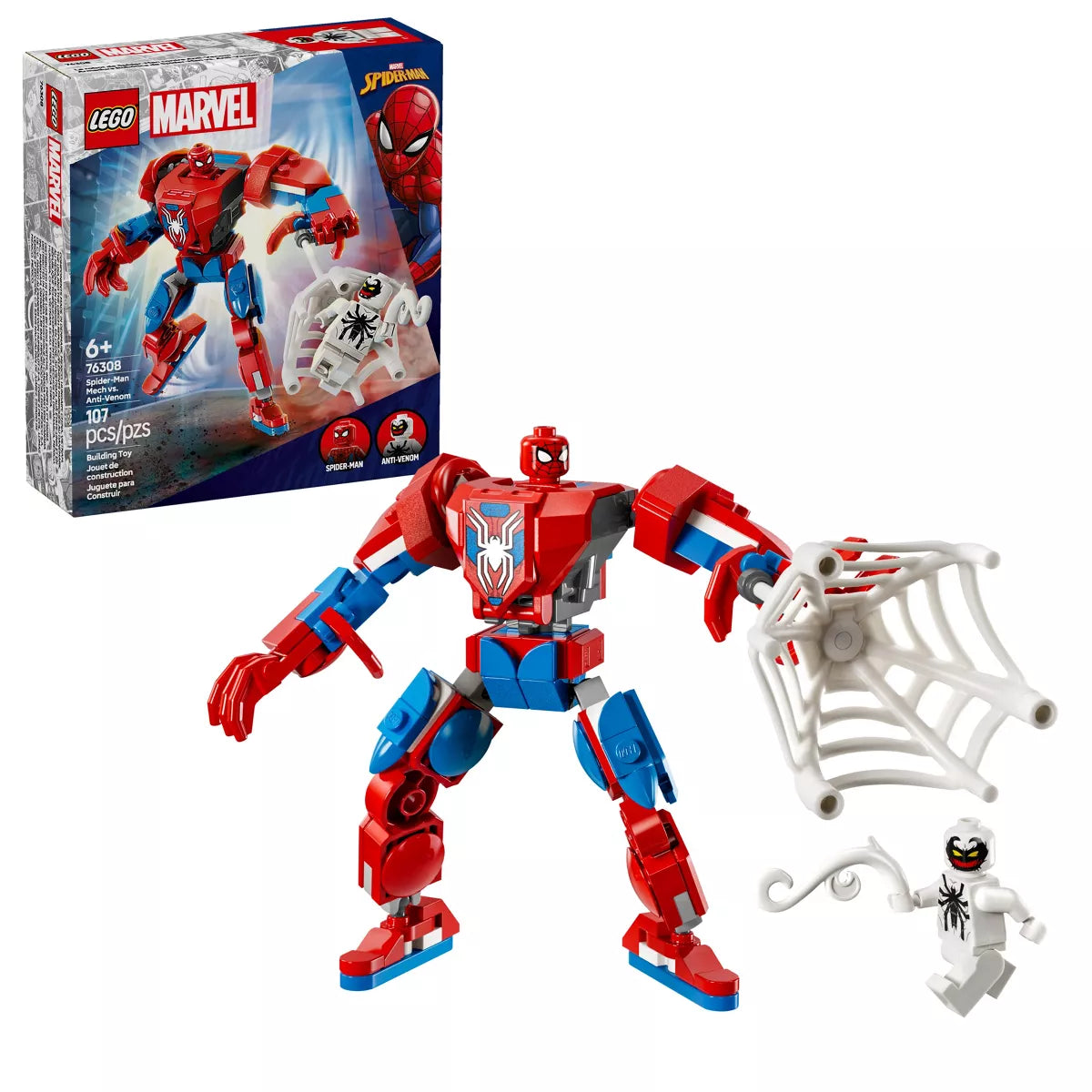 SPIDER-MAN MECH VS ANTI-VENOM – Learning Post & Toys