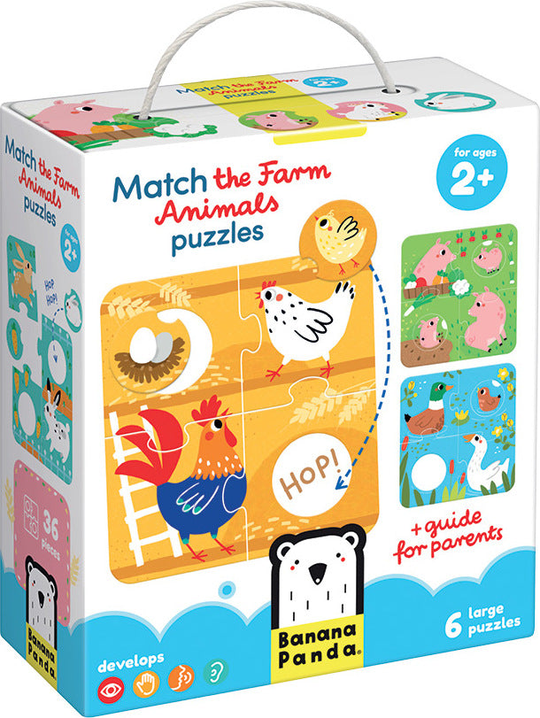 Match the Farm Animals Puzzles – Learning Post & Toys