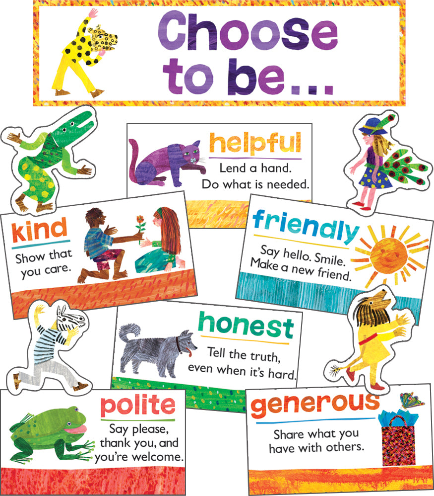 Carson Dellosa Education World of Eric Carleâ„¢ Positive Character Tra ...