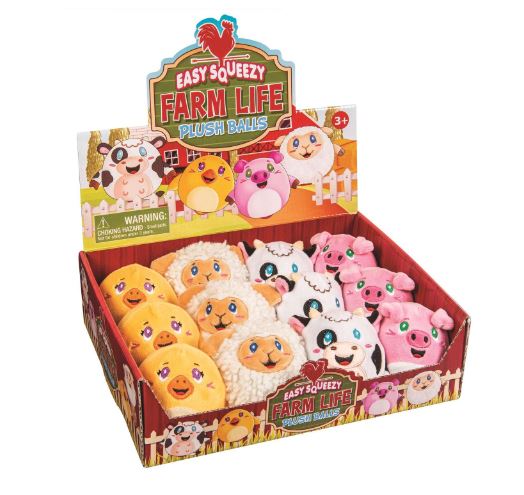 EASY SQUEEZY FARM LIFE BALLS – Learning Post & Toys