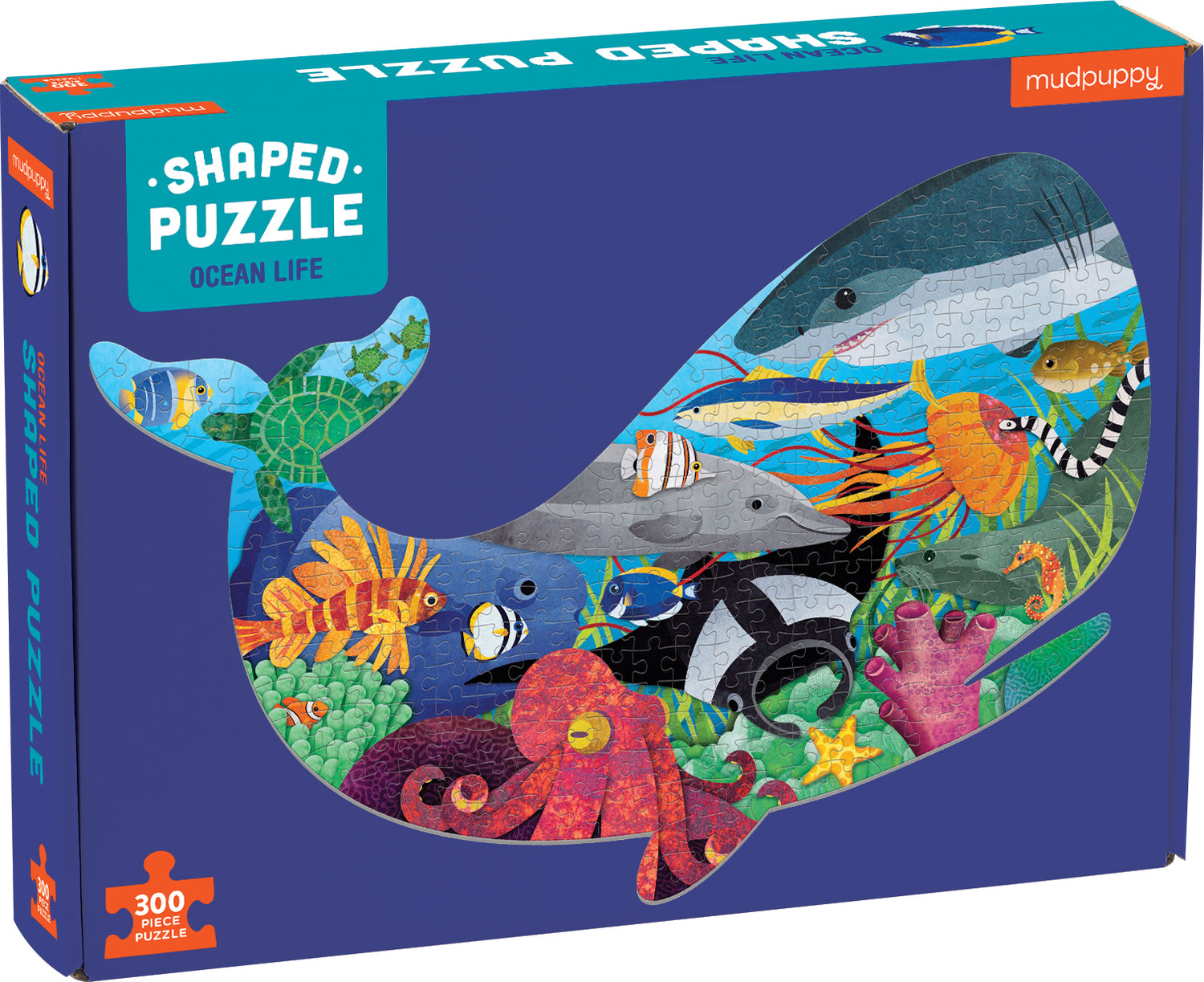Ocean Life 300 Piece Shaped Scene Puzzle – Learning Post & Toys