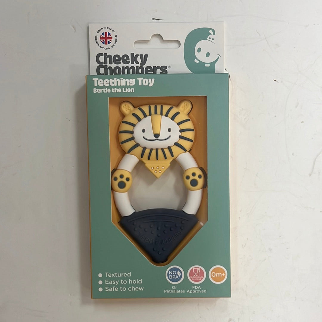 TEETHER-BERTIE THE LION – Learning Post & Toys