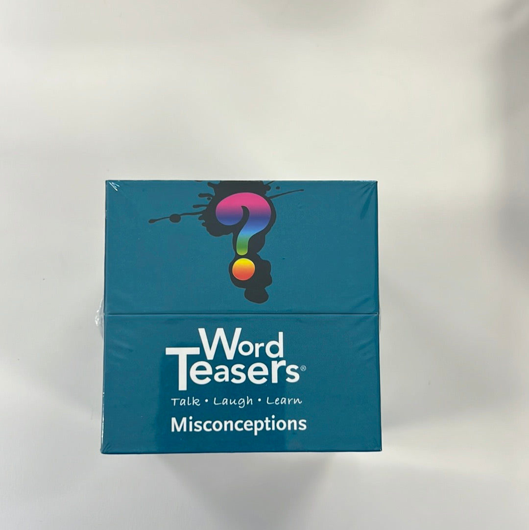 WORD TEASER MISCONCEPTIONS – Learning Post & Toys