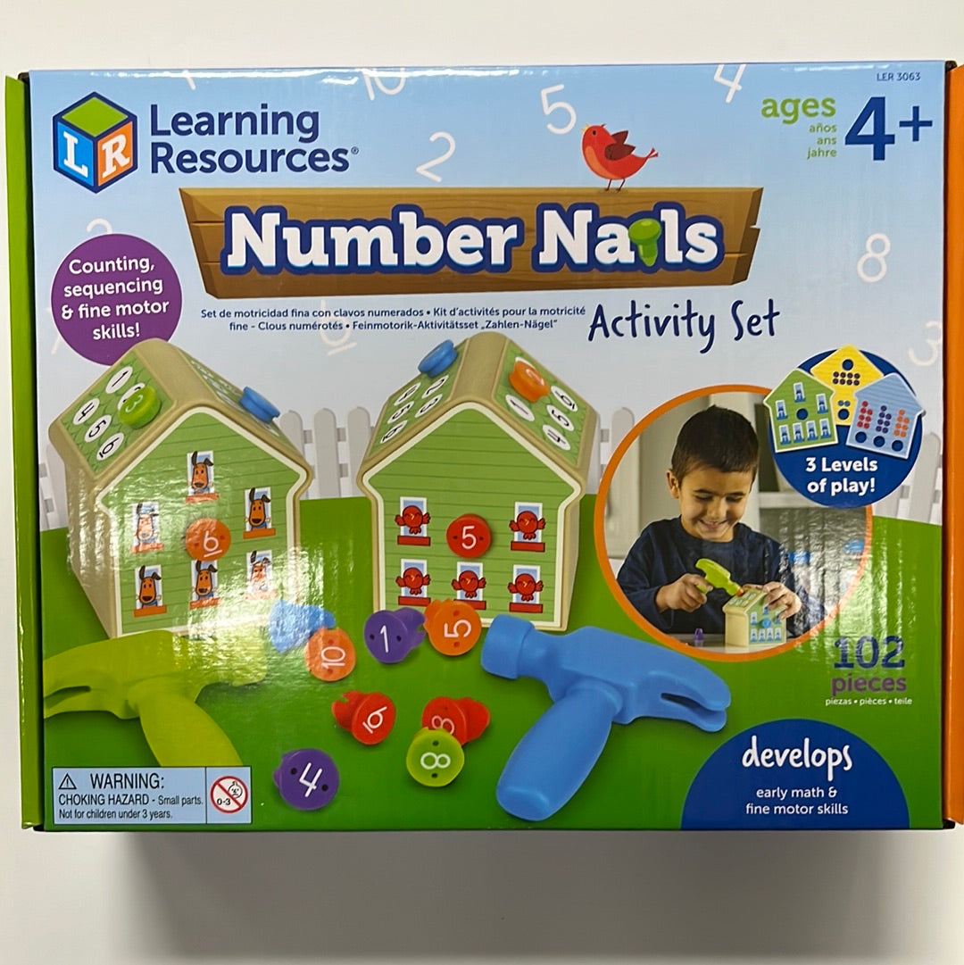 NUMBER NAILS – Learning Post & Toys