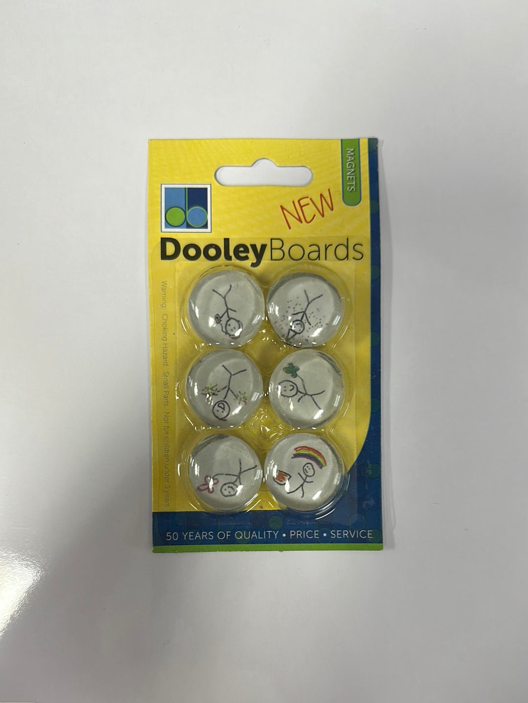 Dooley Stick Figure Magnets, 1-Inch, Pack of 6 – Learning Post & Toys