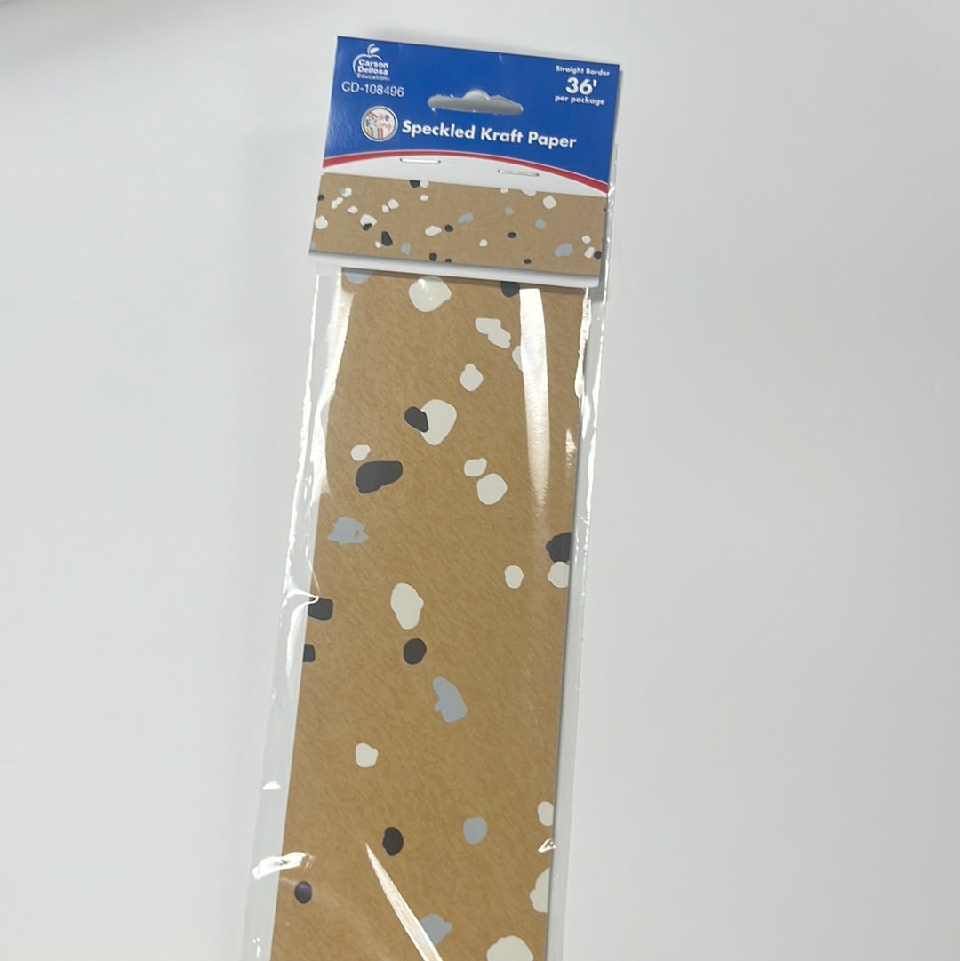 SPECKLED KRAFT PAPER STRAIGHT BORDERS – Learning Post & Toys