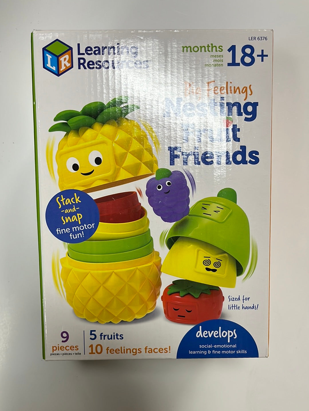 BIG FEELINGS NESTING FRUIT FRIENDS – Learning Post & Toys