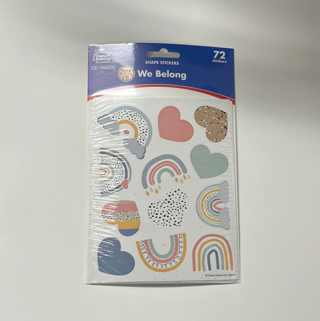 SHAPE WE BELONG STICKERS – Learning Post & Toys