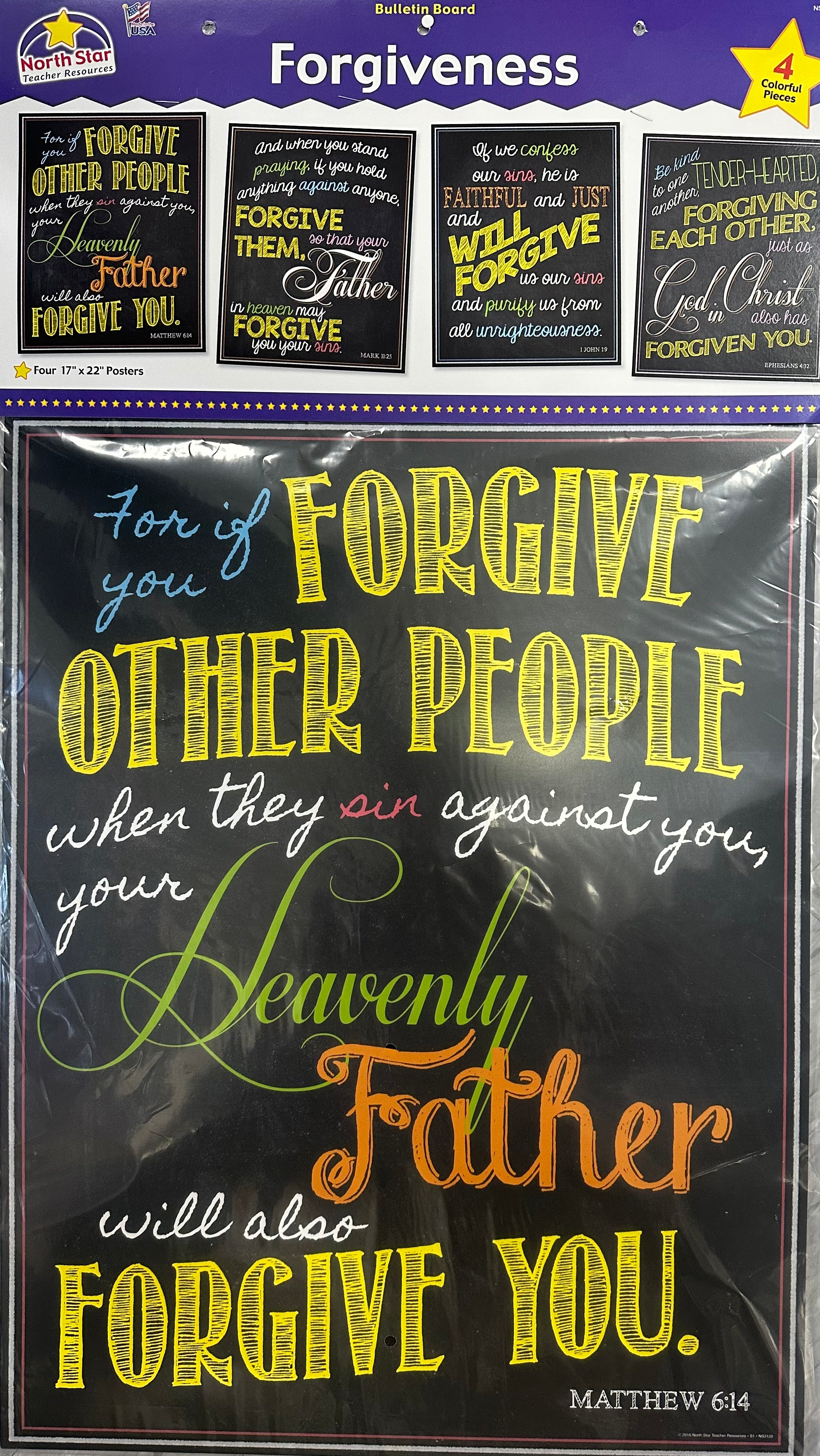 FORGIVENESS BULLETIN BOARDS (INSPR.) – Learning Post & Toys
