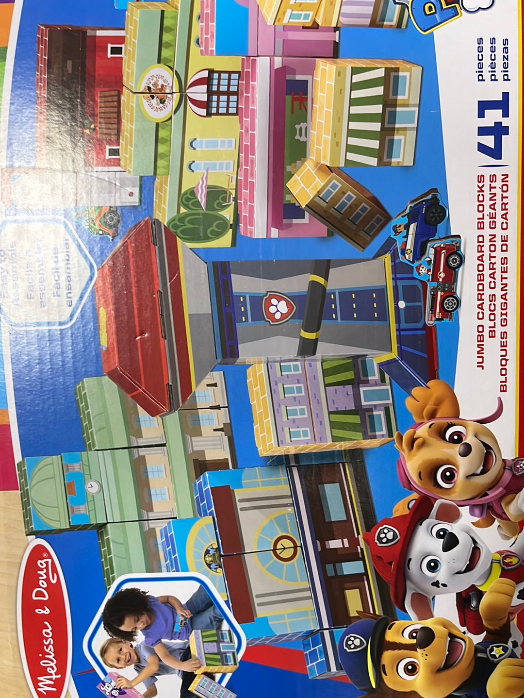 Paw Patrol Jumbo Cardboard Blocks – Learning Post & Toys