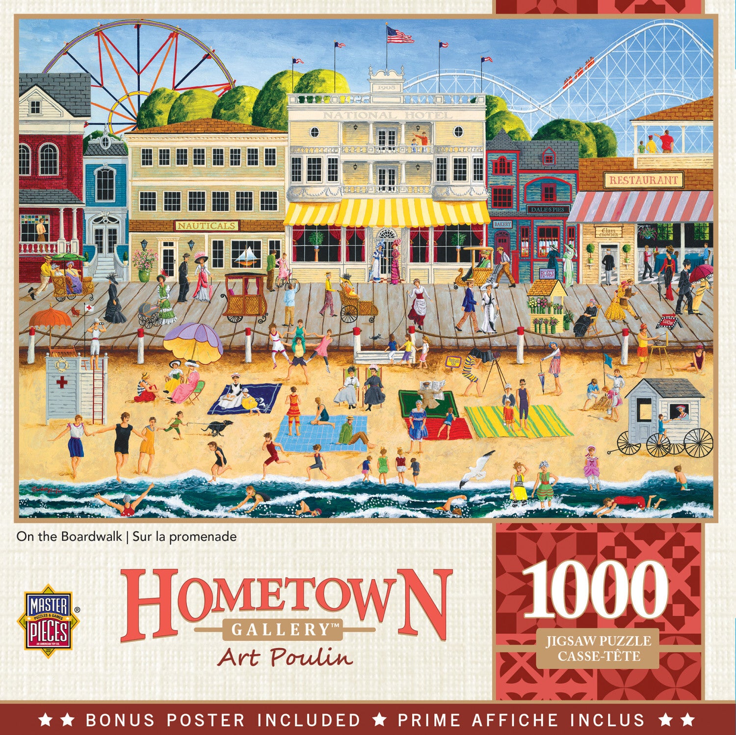 Hometown Gallery - On the Boardwalk 1000 Piece Puzzle – Learning Post ...