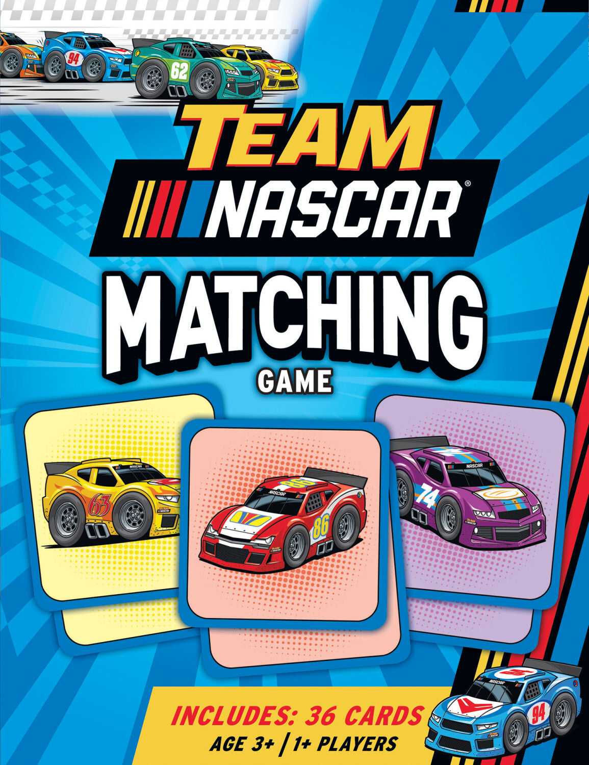 NASCAR MATCHING GAME – Learning Post & Toys