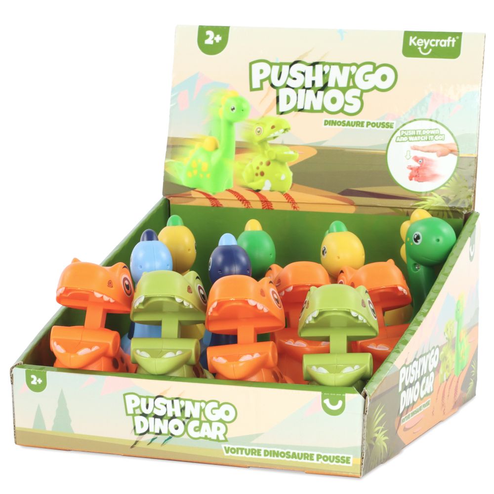 PUSH N GO DINOS – Learning Post & Toys