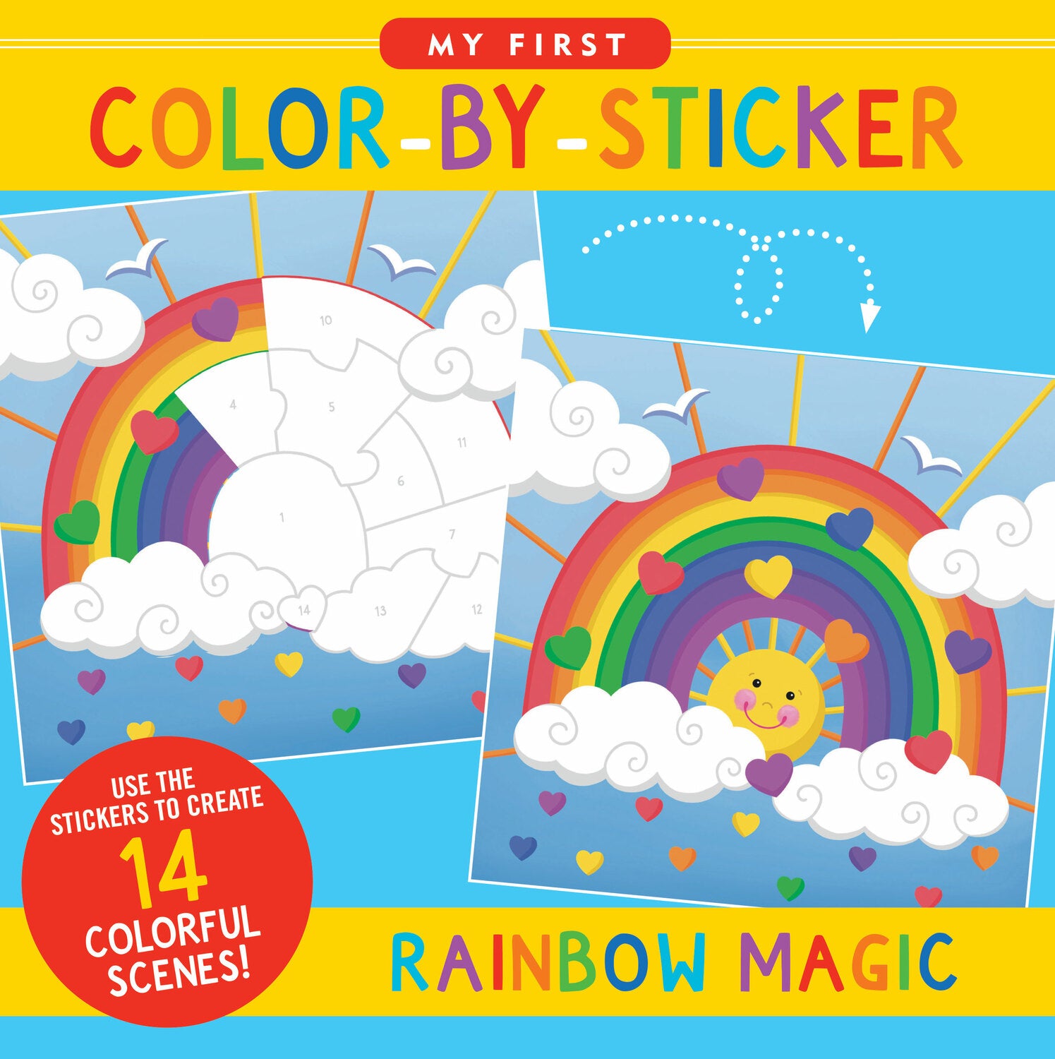 RAINBOW MAGIC COLOR BY STICKER – Learning Post & Toys