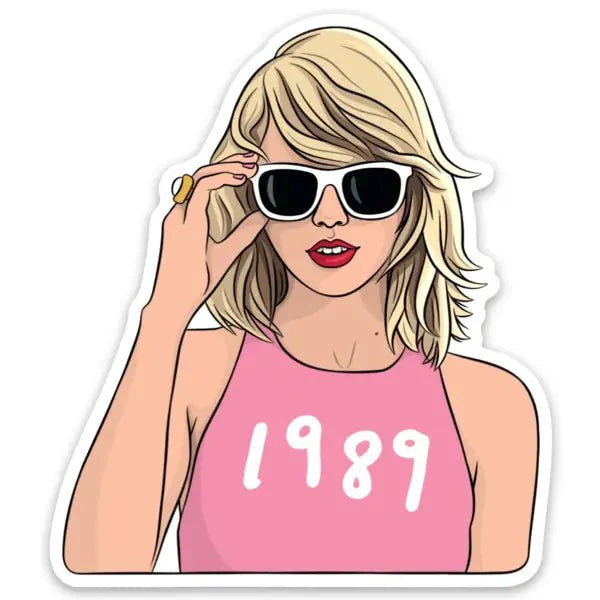 TAYLOR SWIFT 1989 STICKER – Learning Post & Toys