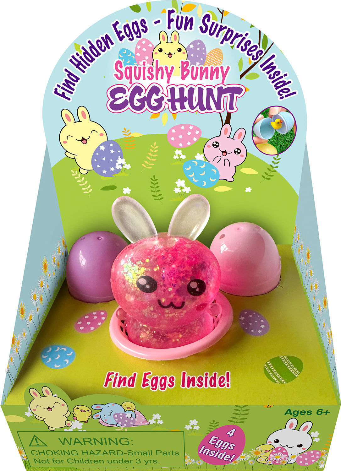 Squishy Bunny Egg Hunt (assorted) – Learning Post & Toys