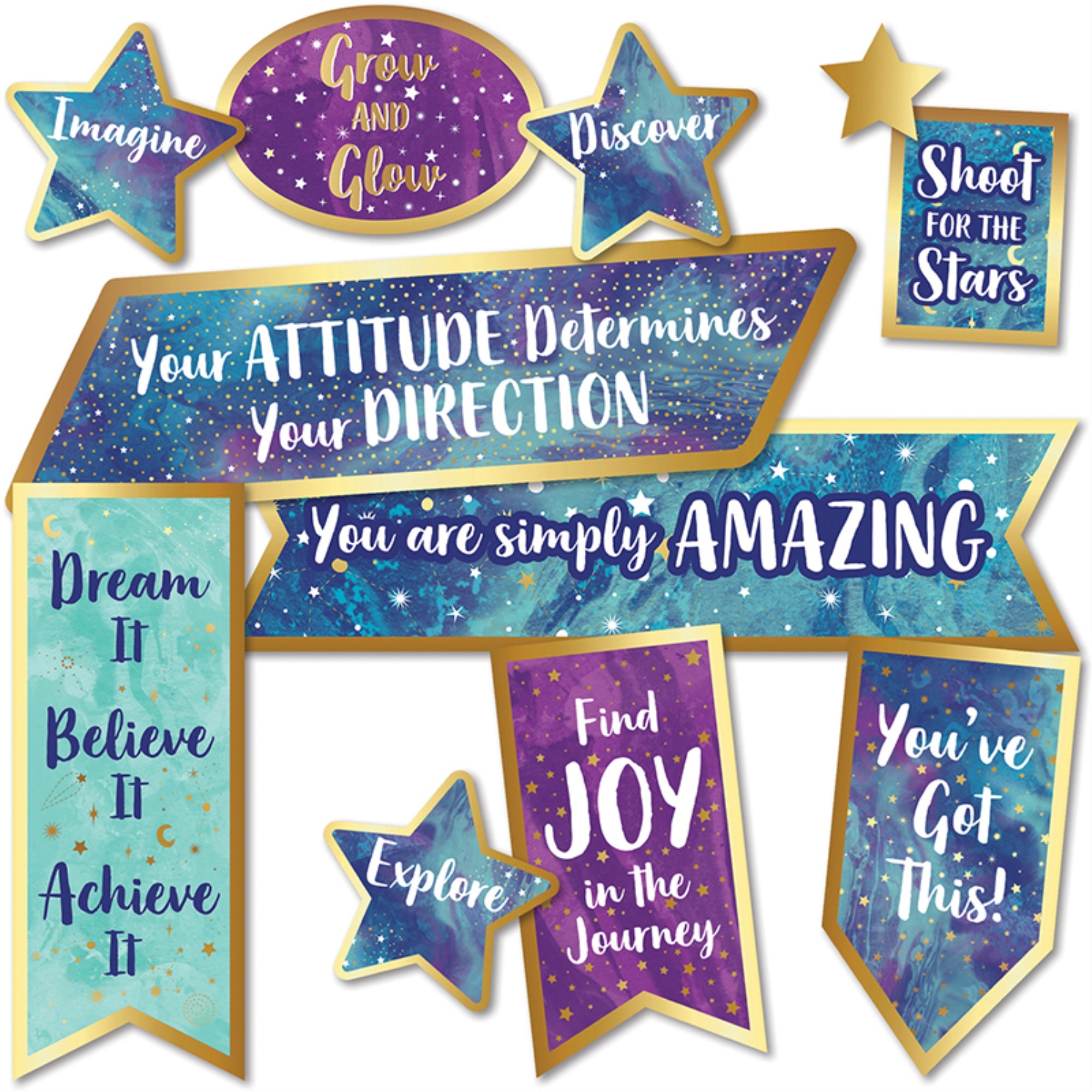 Motivatonal Signs Mini Bulletin Board – Learning Post & Toys