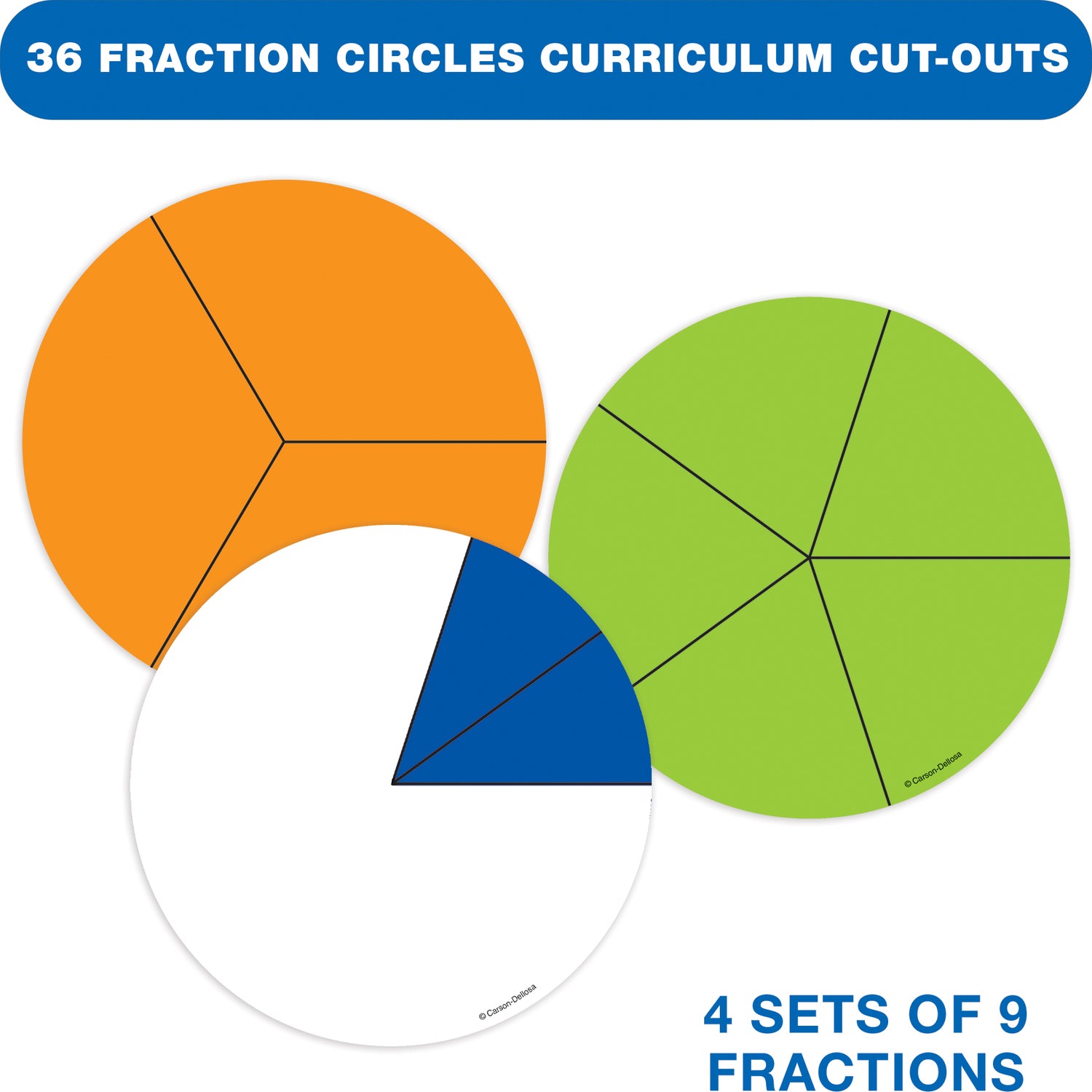Fraction Circles Curriculum Cutouts – Learning Post & Toys