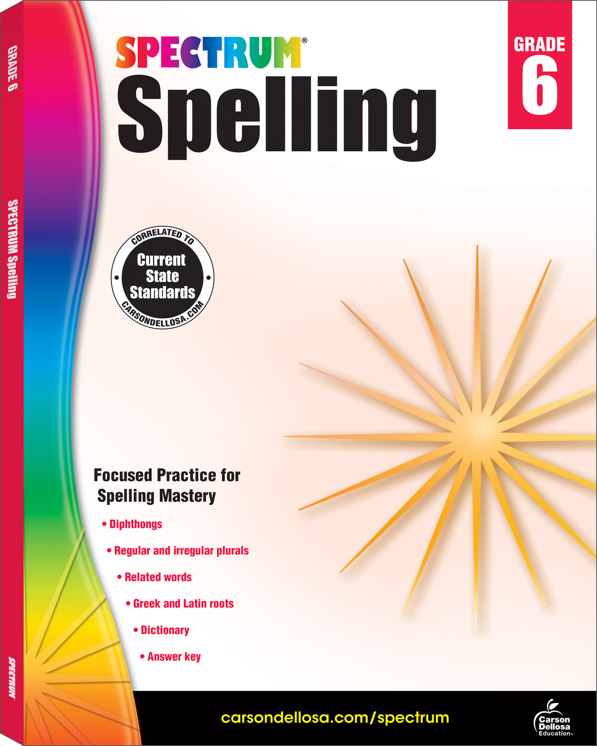 Spectrum 6th Grade Spelling Workbook – Learning Post & Toys